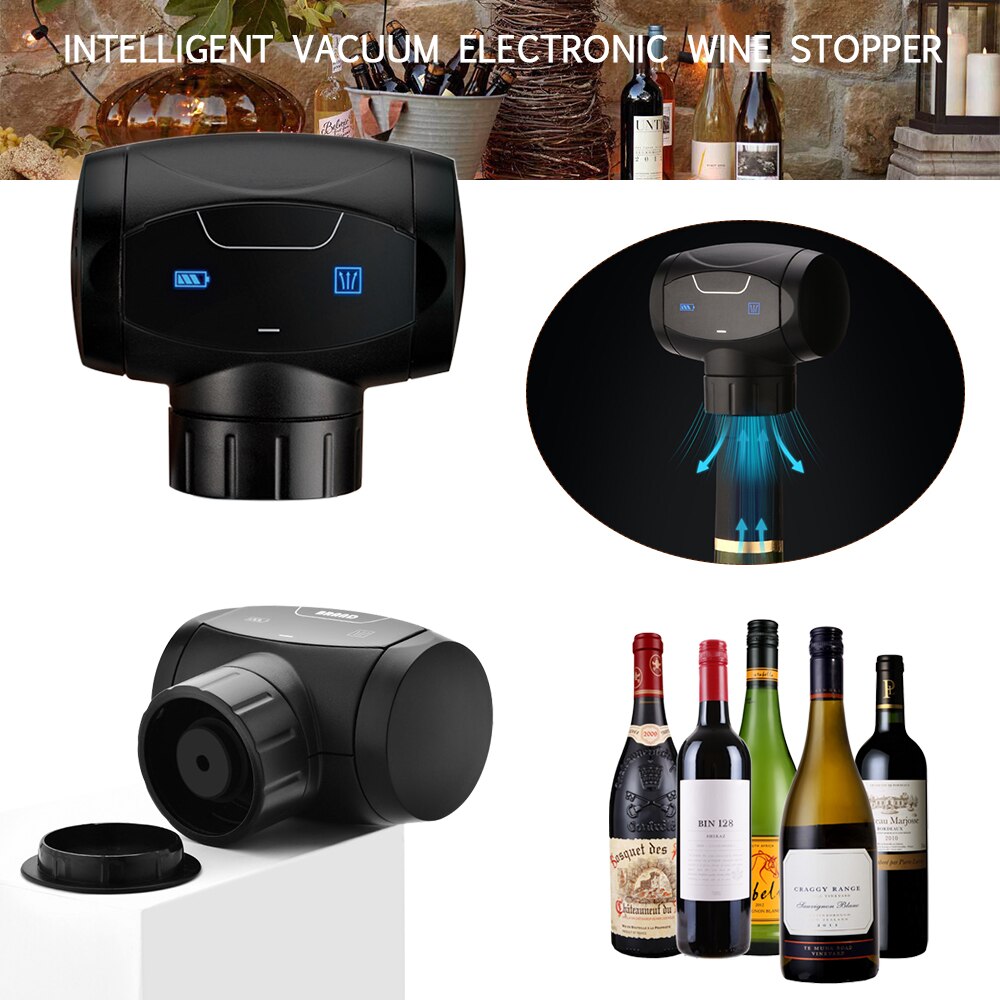 Draagbare Elektrische Wijn Schenker Wijn Stopper V... – Grandado