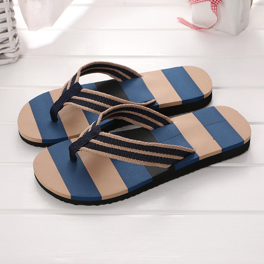 Comfy Platform Flat Mixed Colors Male Slippers Men... – Grandado