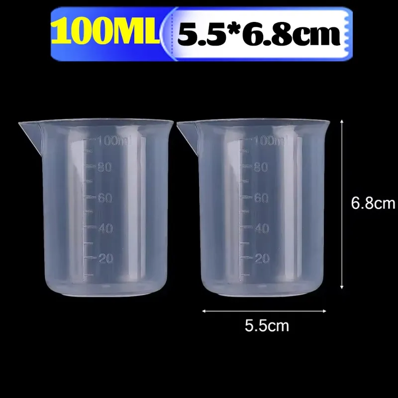 Transparent Measuring Cup Plastic Liquid Container... – Grandado
