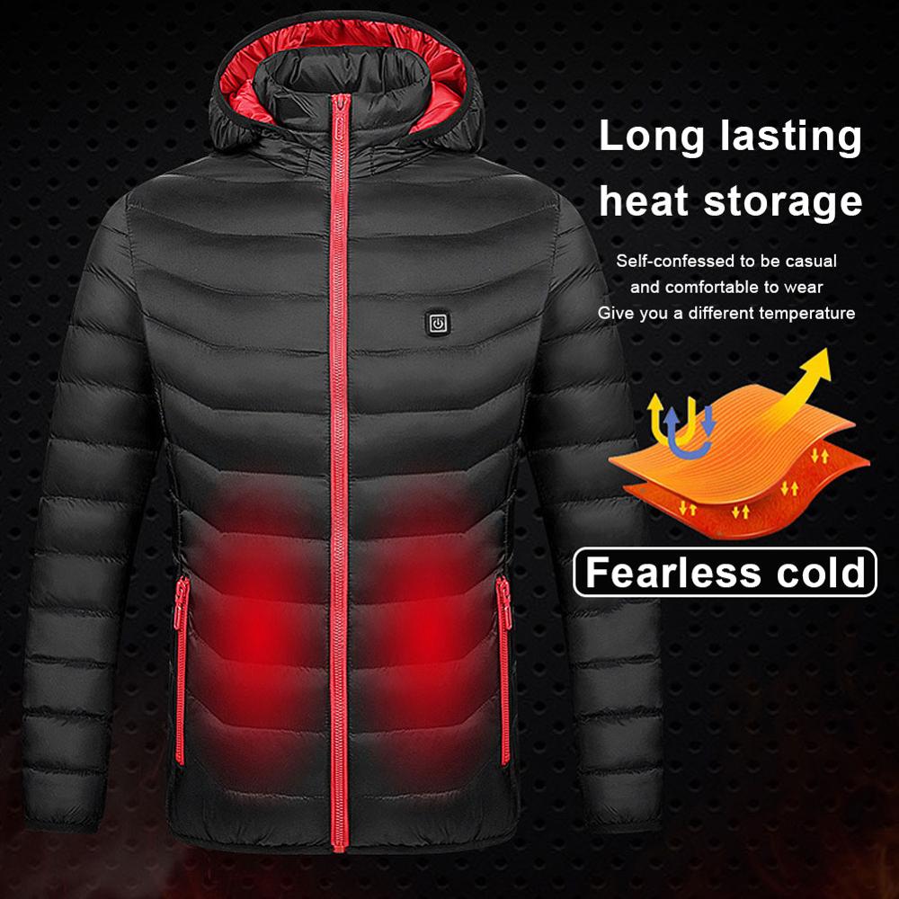Men Women Heated Jacket Outdoor USB Infrared Heati... – Grandado