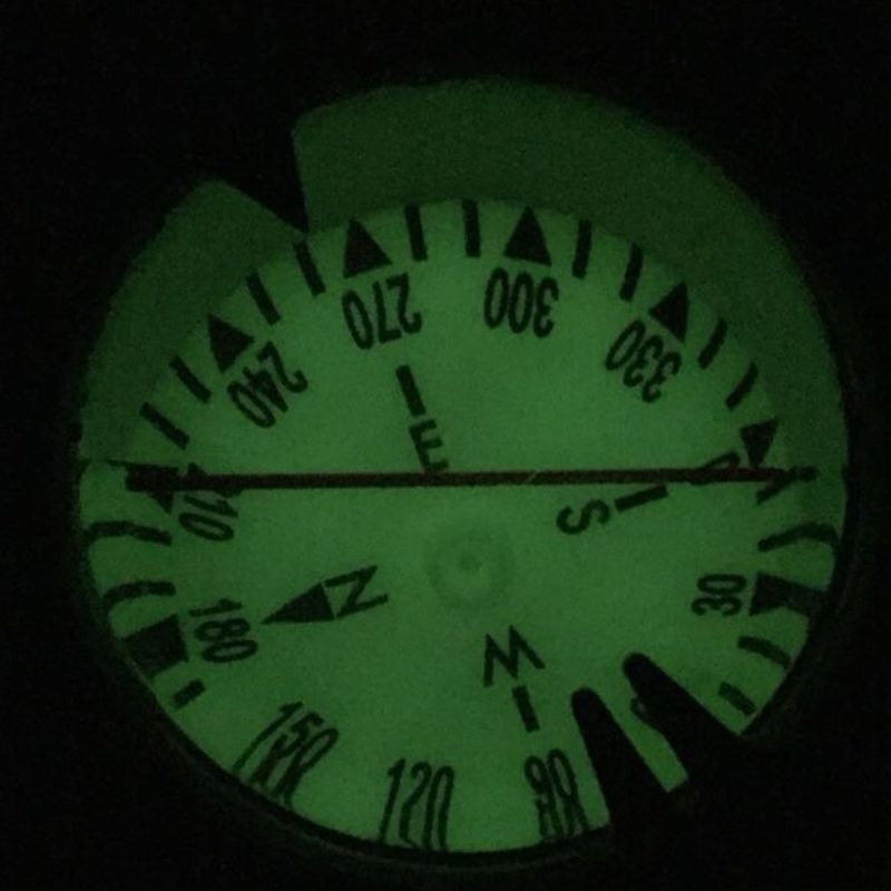 Diving Sighting Wrist Compass 50M Depth Blackout D... – Grandado