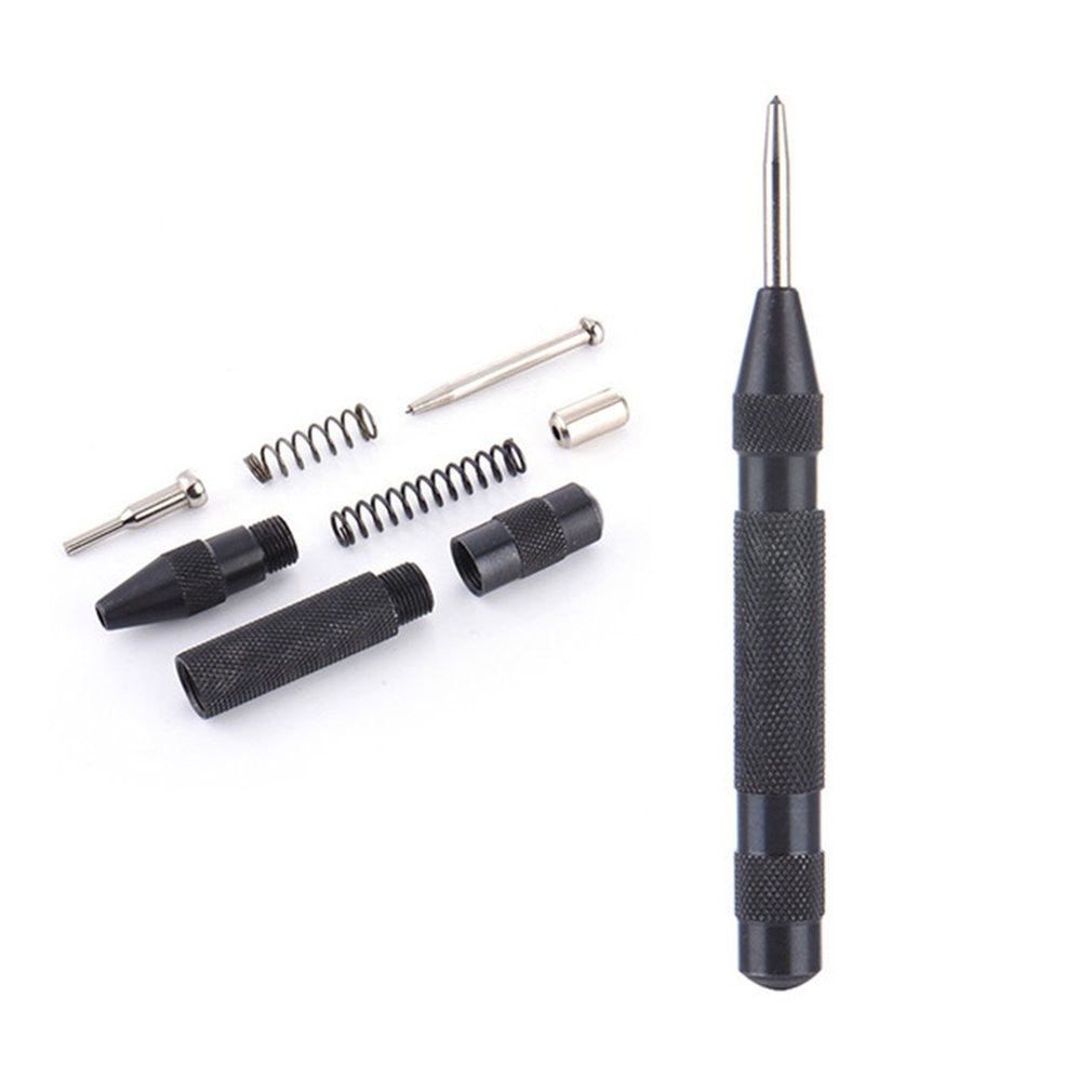 5 Inch HSS Automatic Drill Center Pin Punch Black ... – Grandado