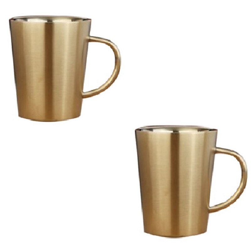 340ML Double Wall 304 Stainless Steel Coffee Mug W... – Vicedeal