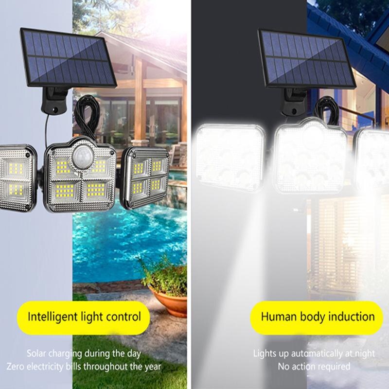 Solar Led Light Outdoor Motion Sensor Zonne-energi... – Grandado