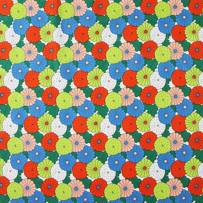 1.42*2m Flower Printed Cotton Fabric For Sewing Cl... – Grandado