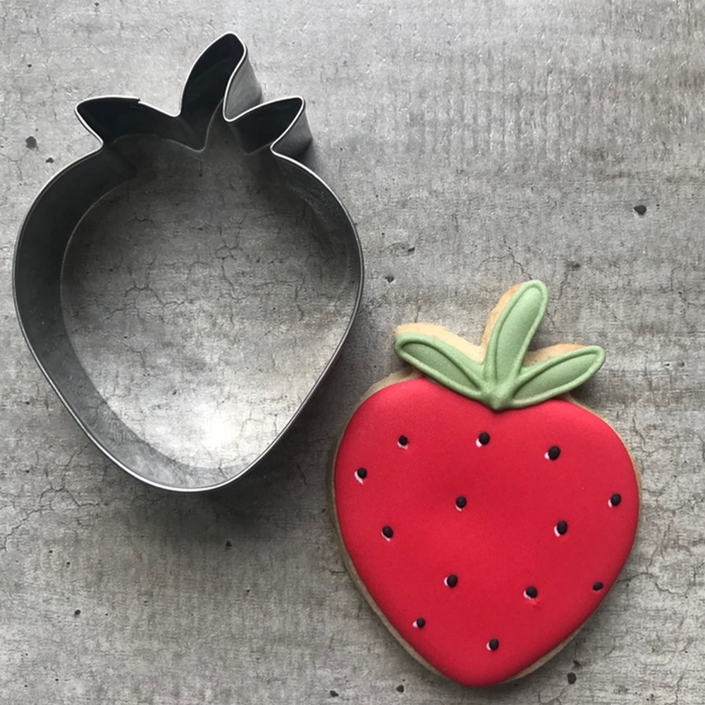 KENIAO Fruit Cookie Cutter - Strawberry, Pear, Lem... – Grandado