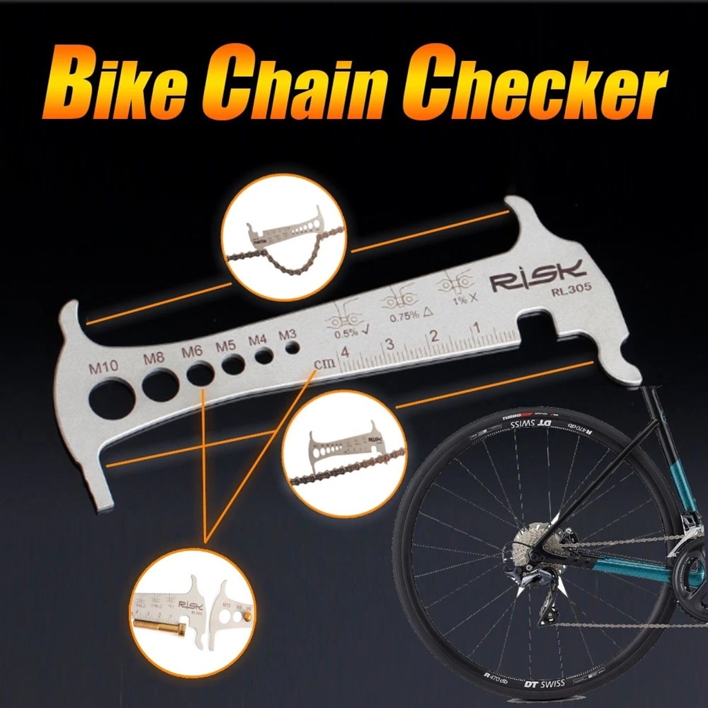 Bike Chain Checker Wear Indicator Measure Tool Gau... – Vicedeal
