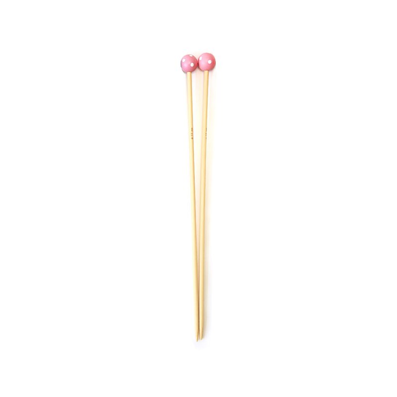 32cm Ball Head Knitting Needles Sticks DIY Wood Ec... – Grandado