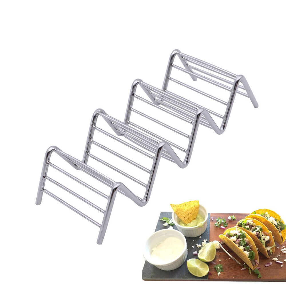 Stainless Steel Taco Rack Stand Taco Holder Hold 3... – Grandado