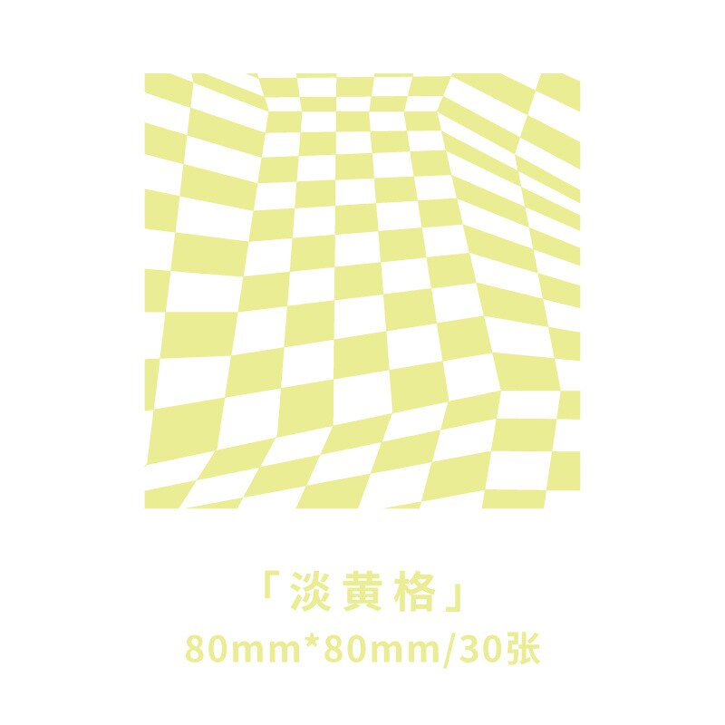 MOHAMM 30 PCS Check Pattern Grid Memo Pads for Not... – Grandado