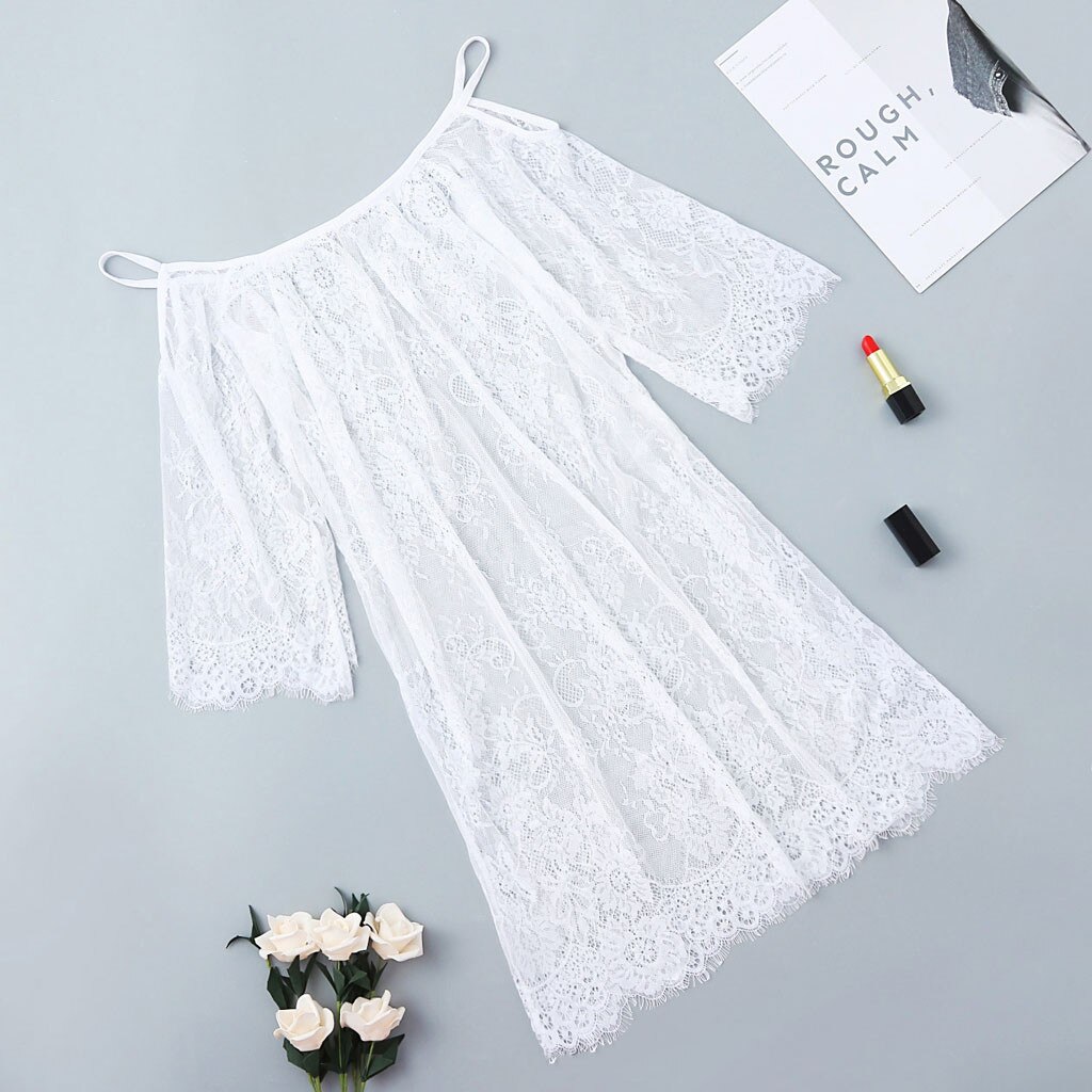 Lace Beach Dress Bathing Suit Women Tunics Summer ... – Vicedeal