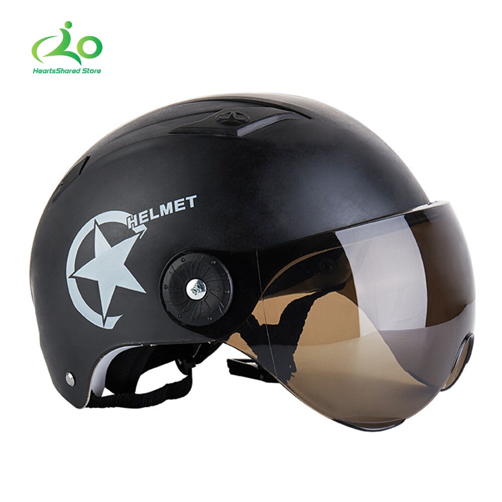 Scooter Helmet Electric Vehicle Sunscreen Helmet A... – Vicedeal