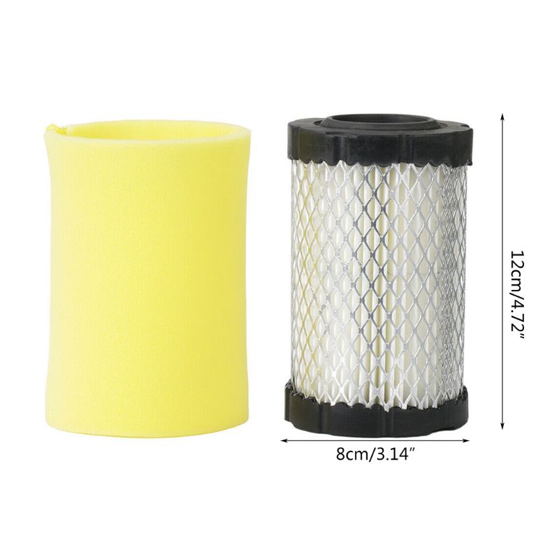 Lawn Tractor Mower Paper Air Filter with Foam Set ... – Vicedeal