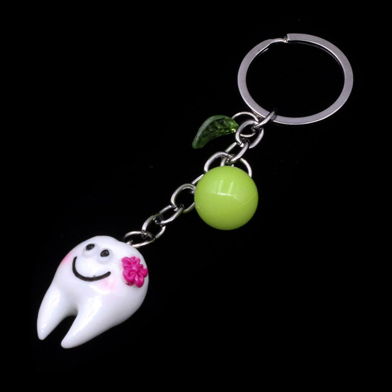 Sleutel Decoratie Ketting Tand Vorm Cartoon Tand D... – Vicedeal