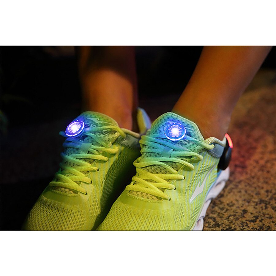 LED illuminated shoe clip lights running lights ni... – Vicedeal