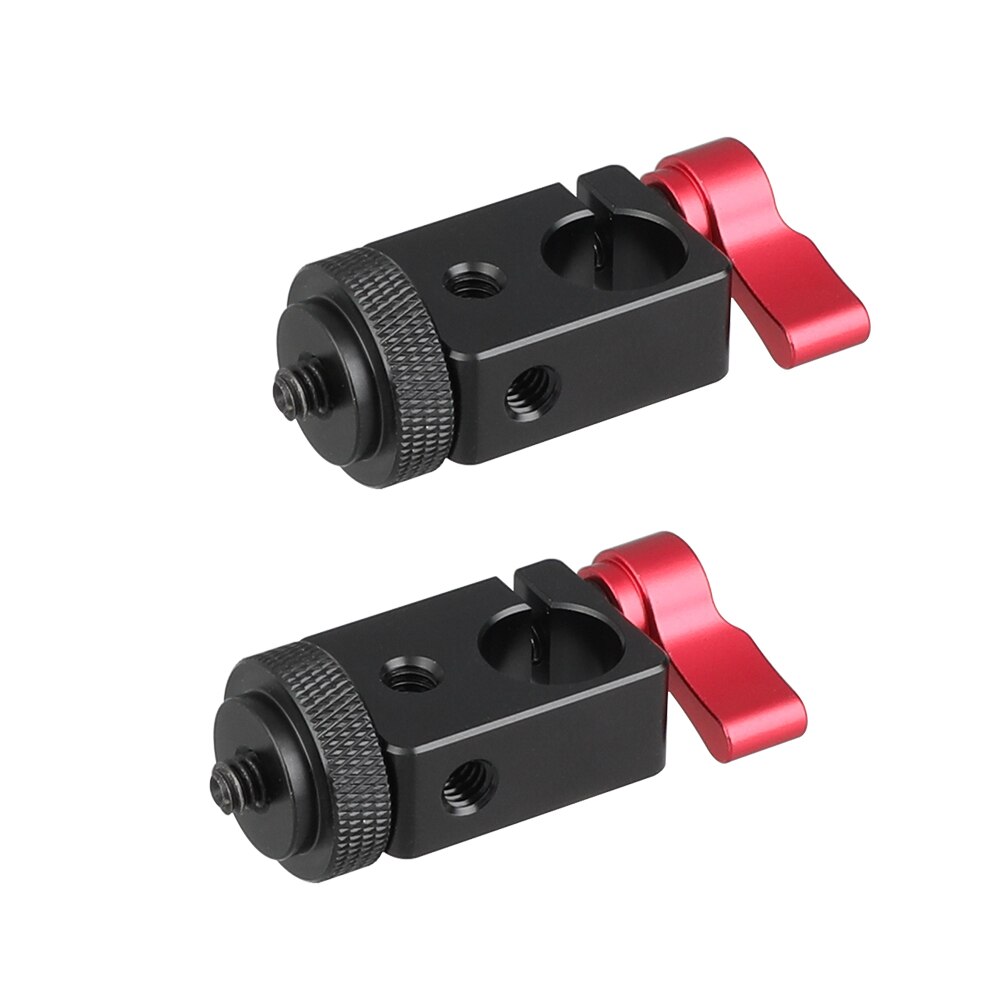 Camvate 15Mm Single Rod Clamp Adapter Met (Zwart/R... – Vicedeal