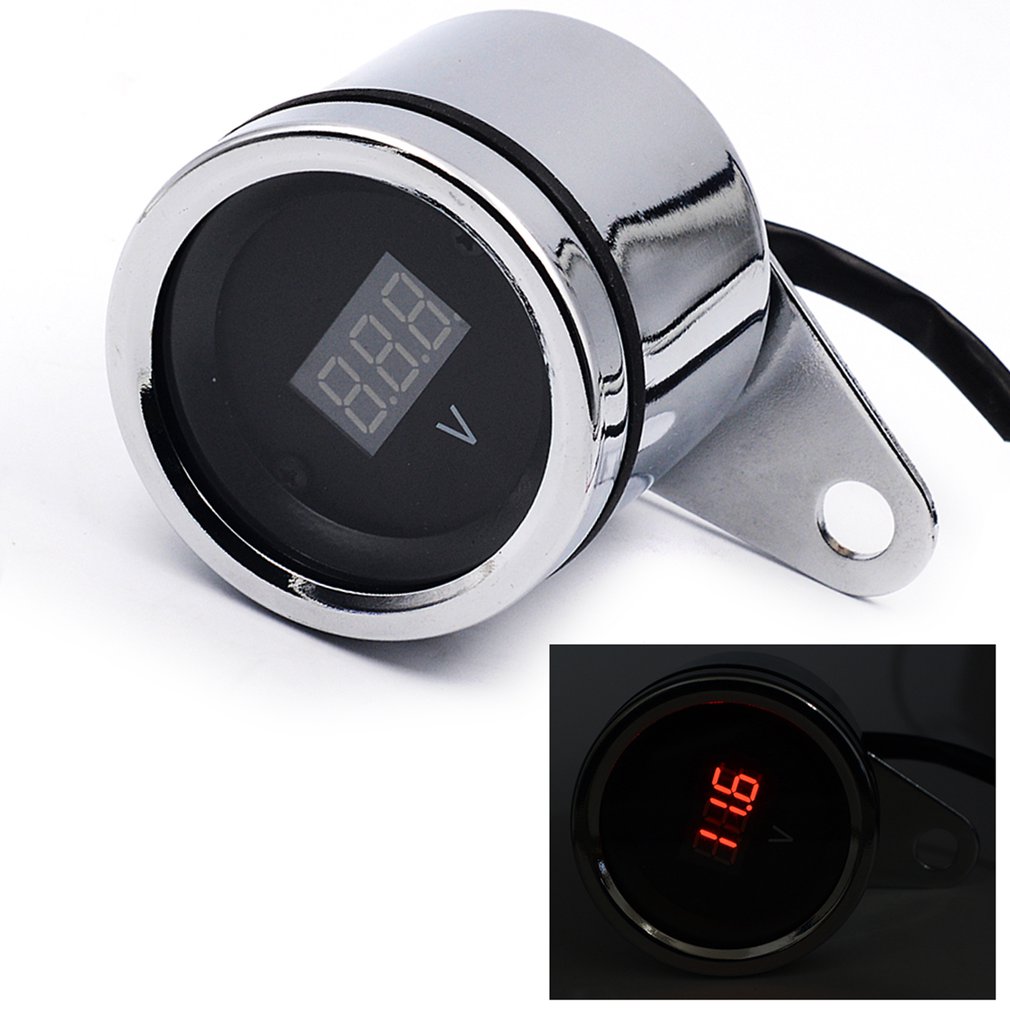 12V Motorcycle LED Digital Display Voltmeter Water... – Vicedeal