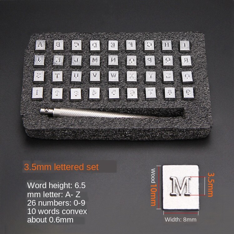 36pcs DIY Leather Seal Engraving Craft Tool Steel ... – Vicedeal
