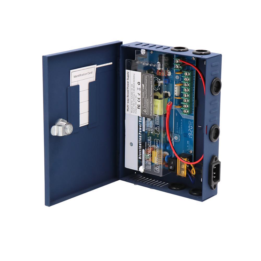 4CH 5A 60W CCTV Power Supply Adjustable Output Wid... – Vicedeal