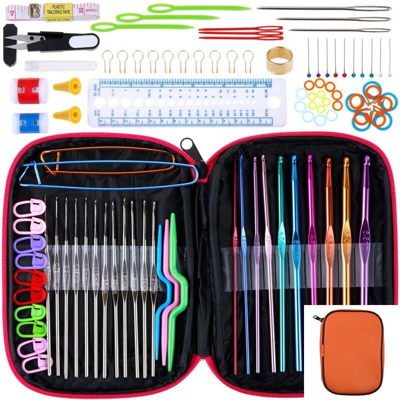 Premium Crochet Hooks Set With Case 35 Styles Knit... – Vicedeal