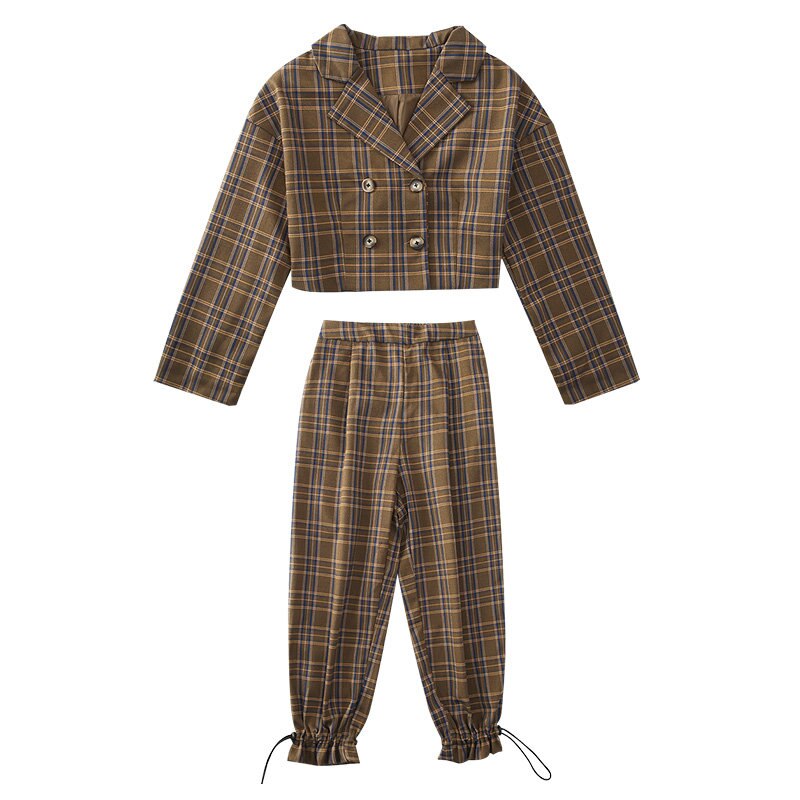 Girl Formal Blazer Clothing Sets Spring Autumn Kid... – Grandado