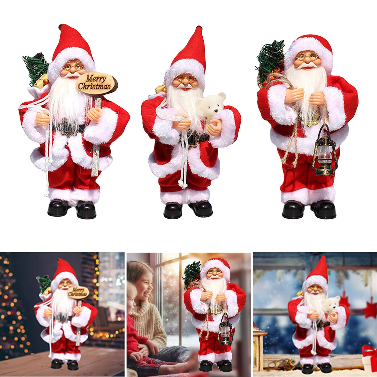 Electric Music Santa Claus Doll Musical Ornaments ... – Grandado