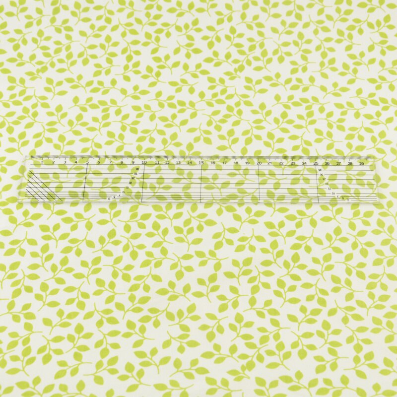 Green Leaf Cotton Fabric Sewing Cloth Craft Beddin... – Vicedeal