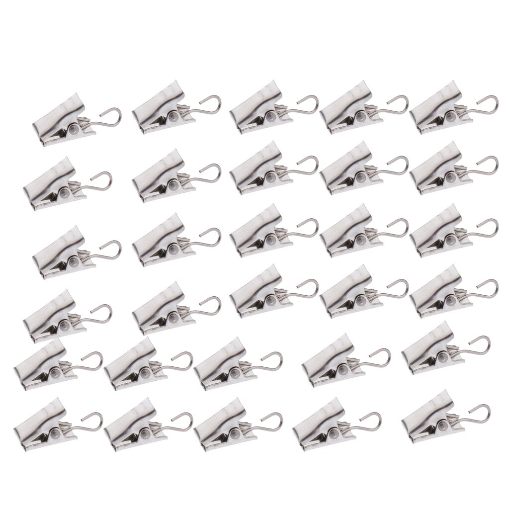 30 Pieces Muti Uses Hook, Clothesline Laundry Peg,... – Grandado