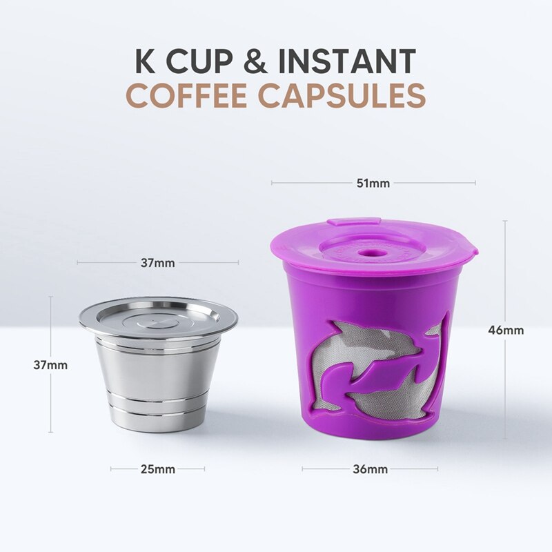 Refillable Stainless Steel Espresso Coffee Maker C... – Vicedeal