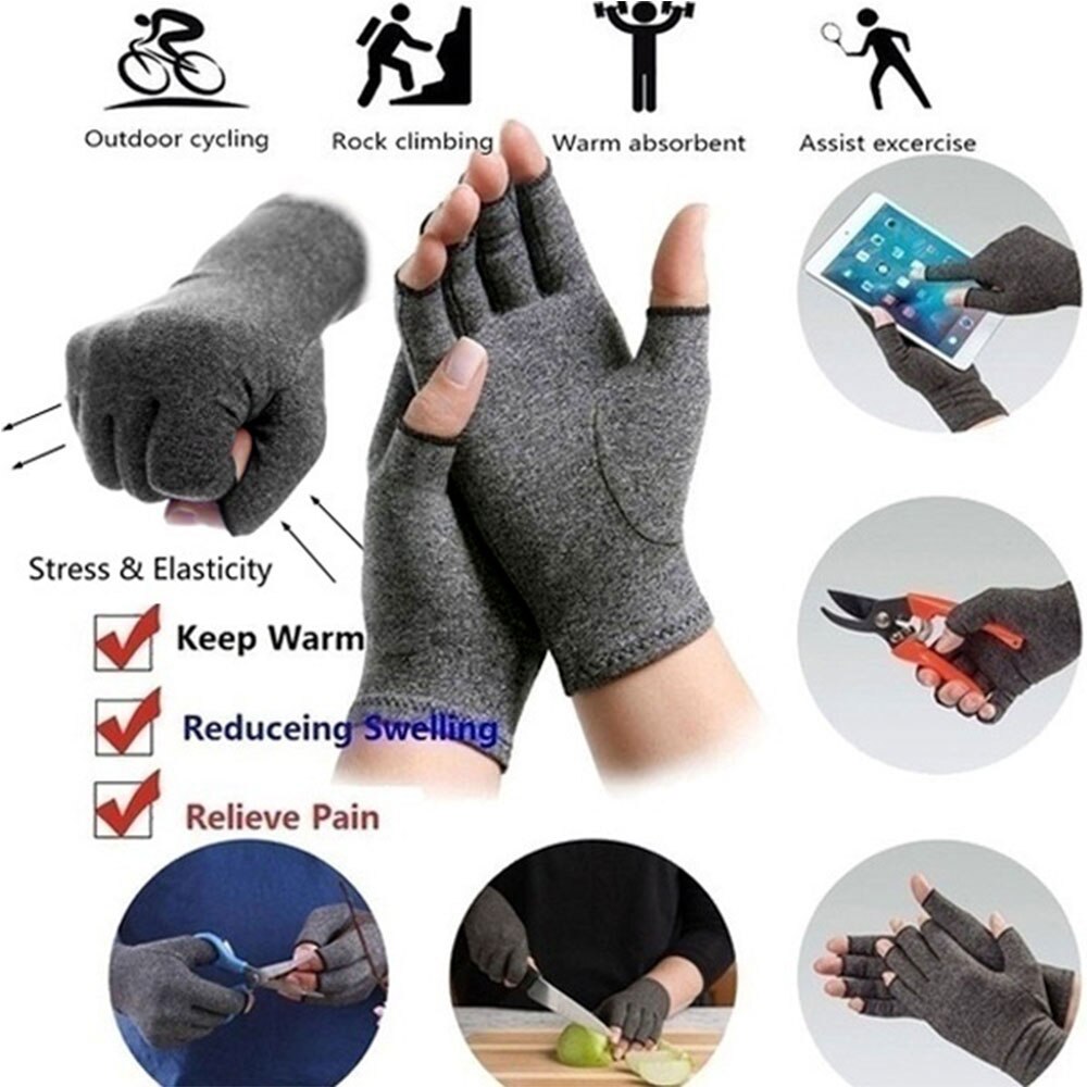 1 Pair Compression Arthritis Gloves Women Men Ache... – Vicedeal