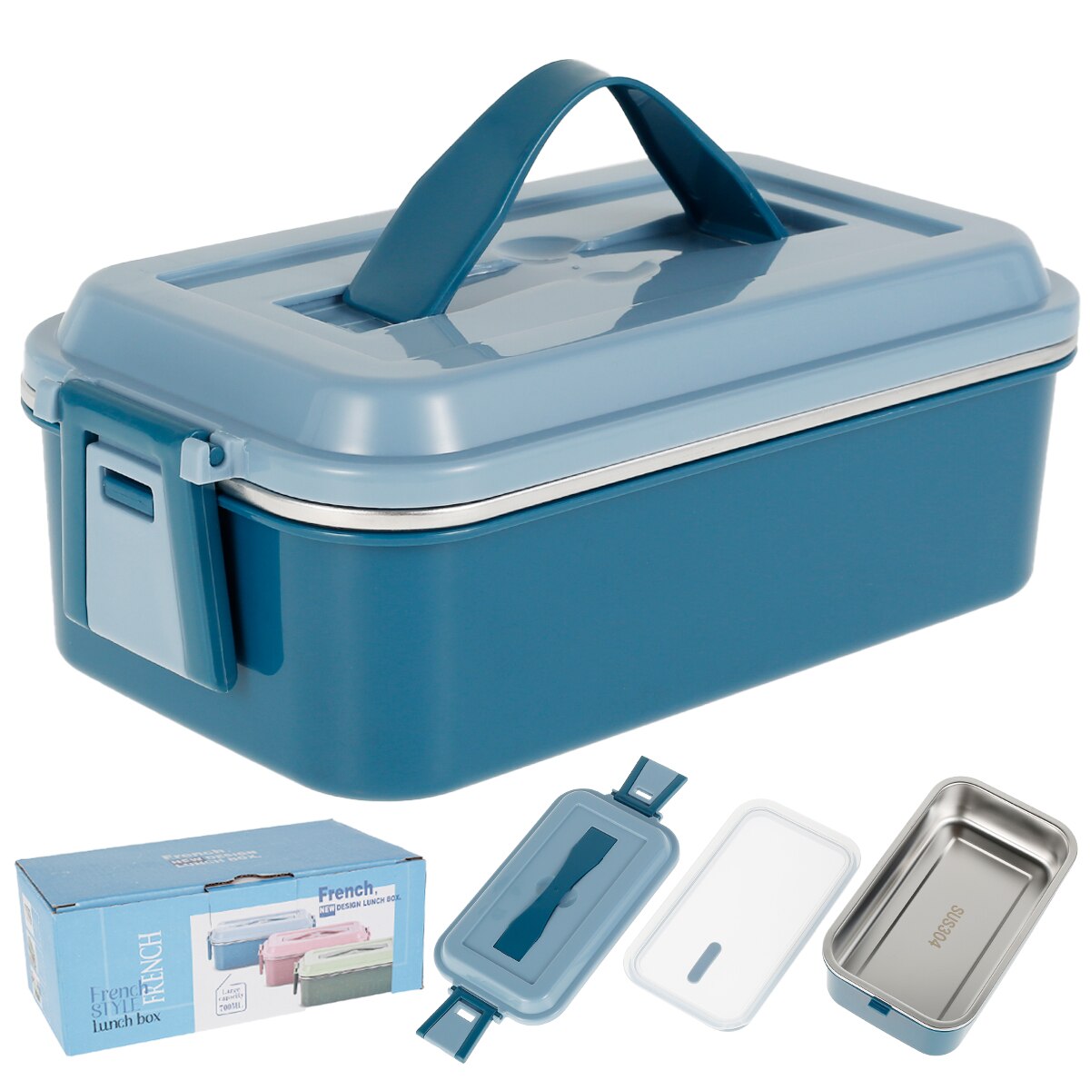 Stainless Steel Lunch Bento Box Portable Food Warm... – Vicedeal