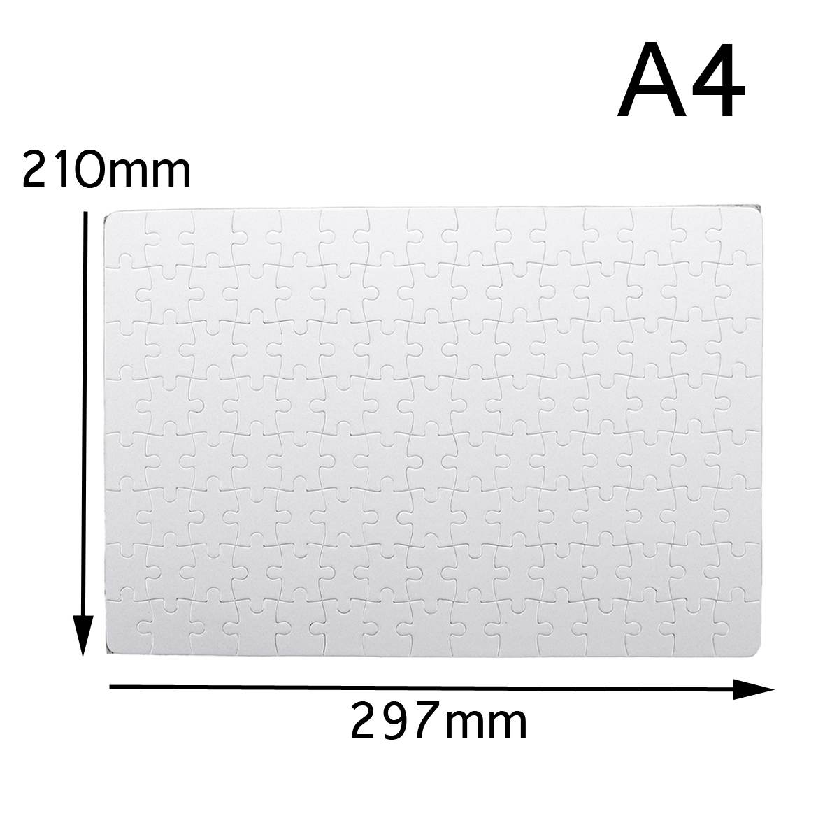 120 Stck A4 DIY Leere Puzzle Farbstoff Sublimation... – Grandado