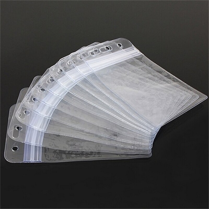 10 PCs Clear Plastic Vertical Waterproof Name Tag ... – Grandado
