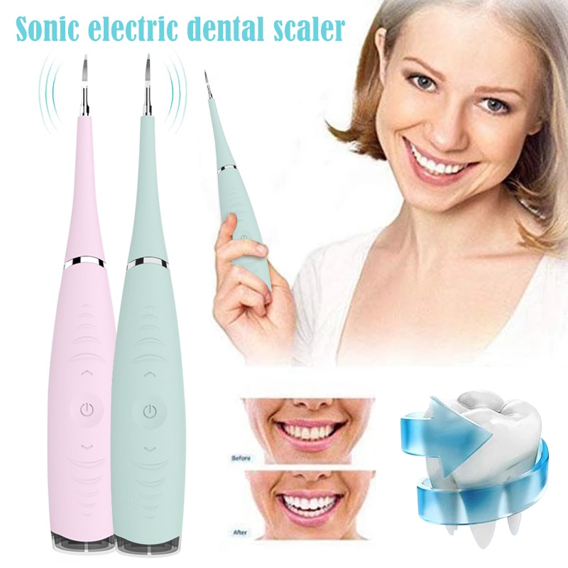 Tooth Calculus Plaque Remover Tool Sound Wave Elec... – Grandado
