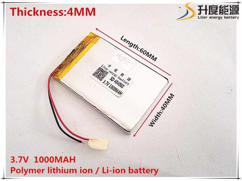 Batterie Lithium-polymère Rechargeable, 3.7V, 1000... – Grandado