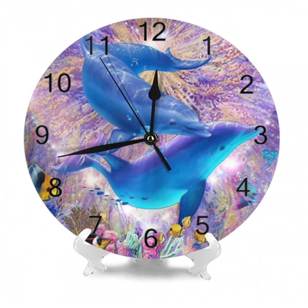 25CM Round Wall Clock Numeral Digital Dial Mute Si... – Grandado