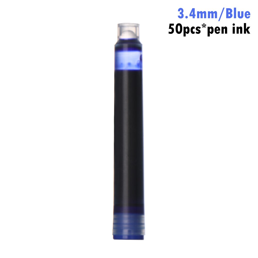 50Pcs/lot 2.6/3.4mm Blue Black Refill Ink Fountain... – Grandado