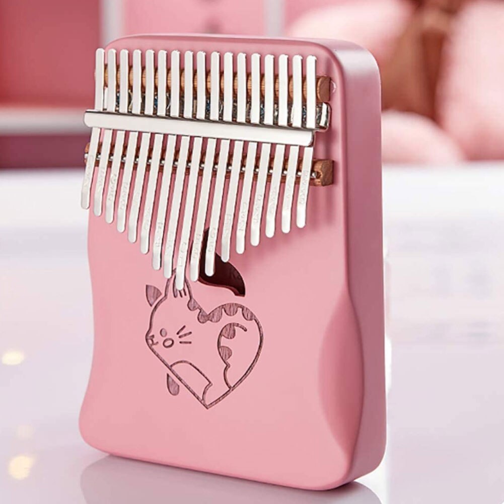 17 Key Mahogany Musical Instrument Kalimba Thumb P... – Grandado