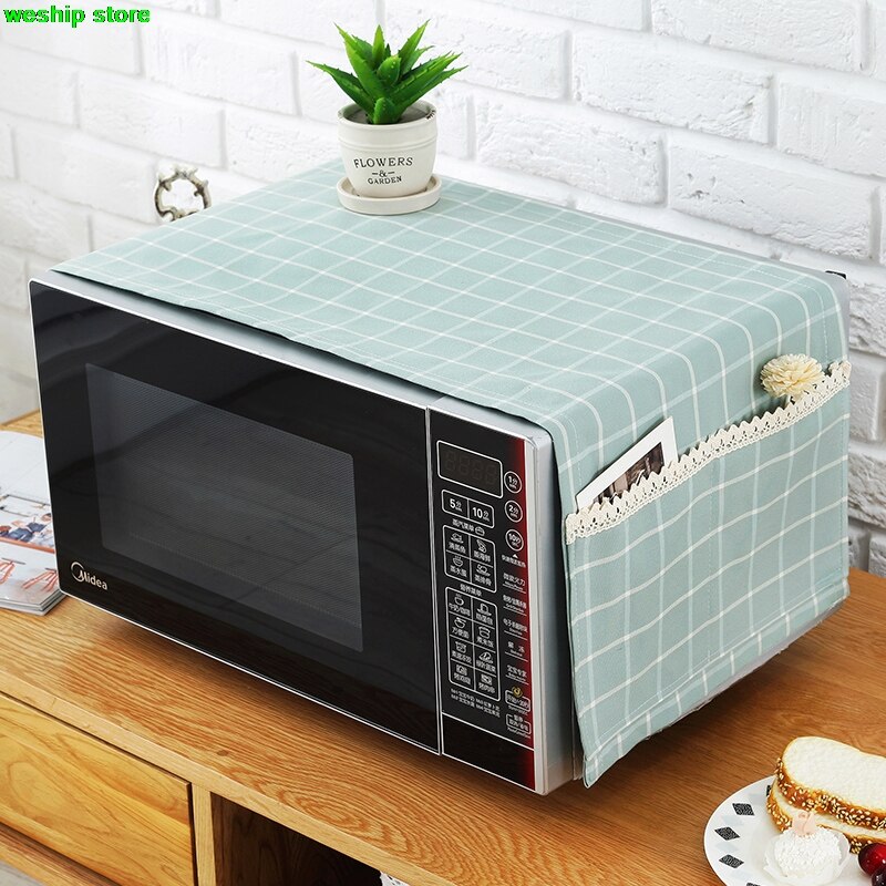Microwave oven dust cover The oven shield Cloth ar... – Grandado