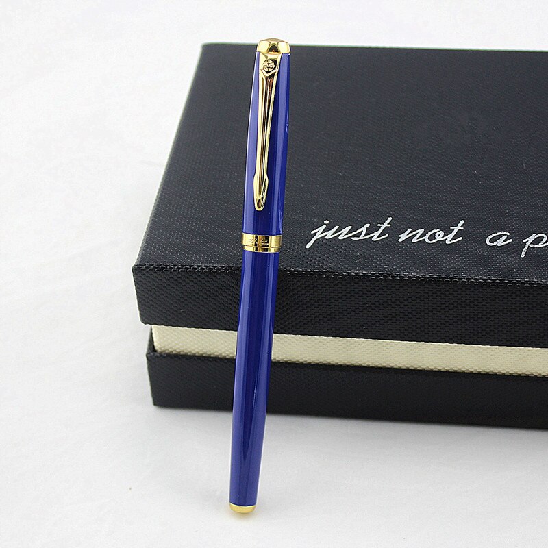 Fountain Pen Classic Student ink pen 9101 Blue gol... – Grandado