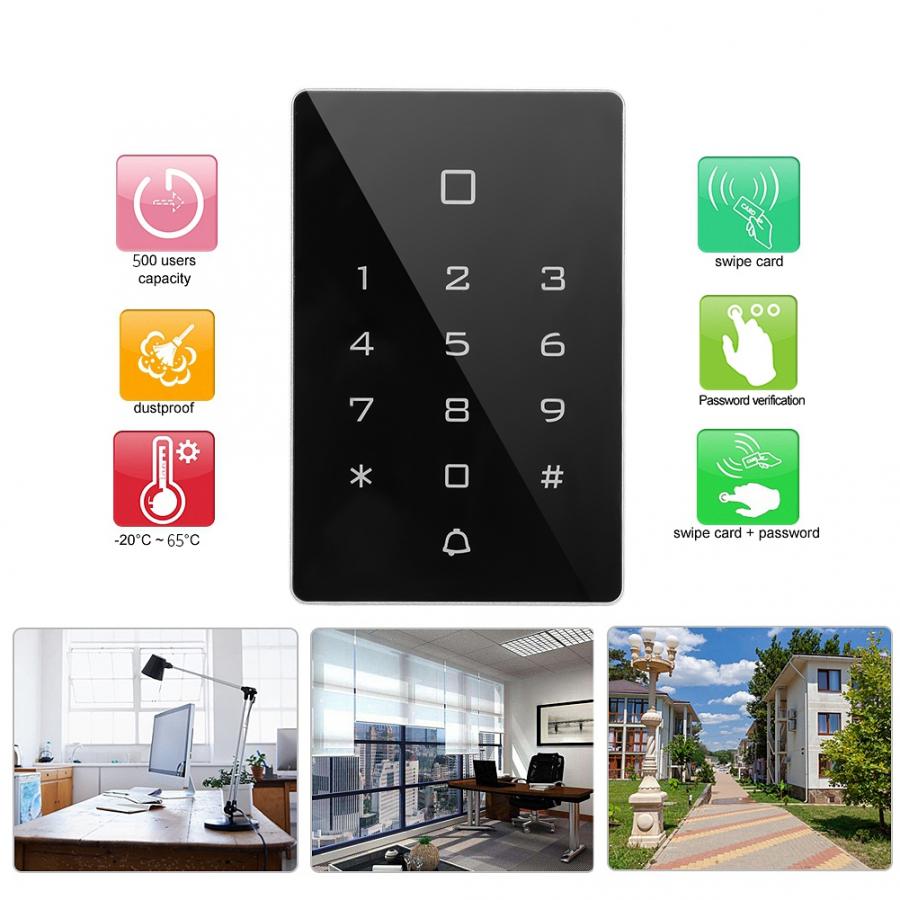 ID Wiegand 26 Touch Keypad Card Reader Access Mach... – Grandado