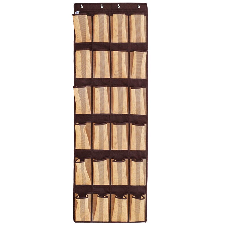 24 Pocket Shoe Space Door Hanging Organizer Rack W... – Grandado