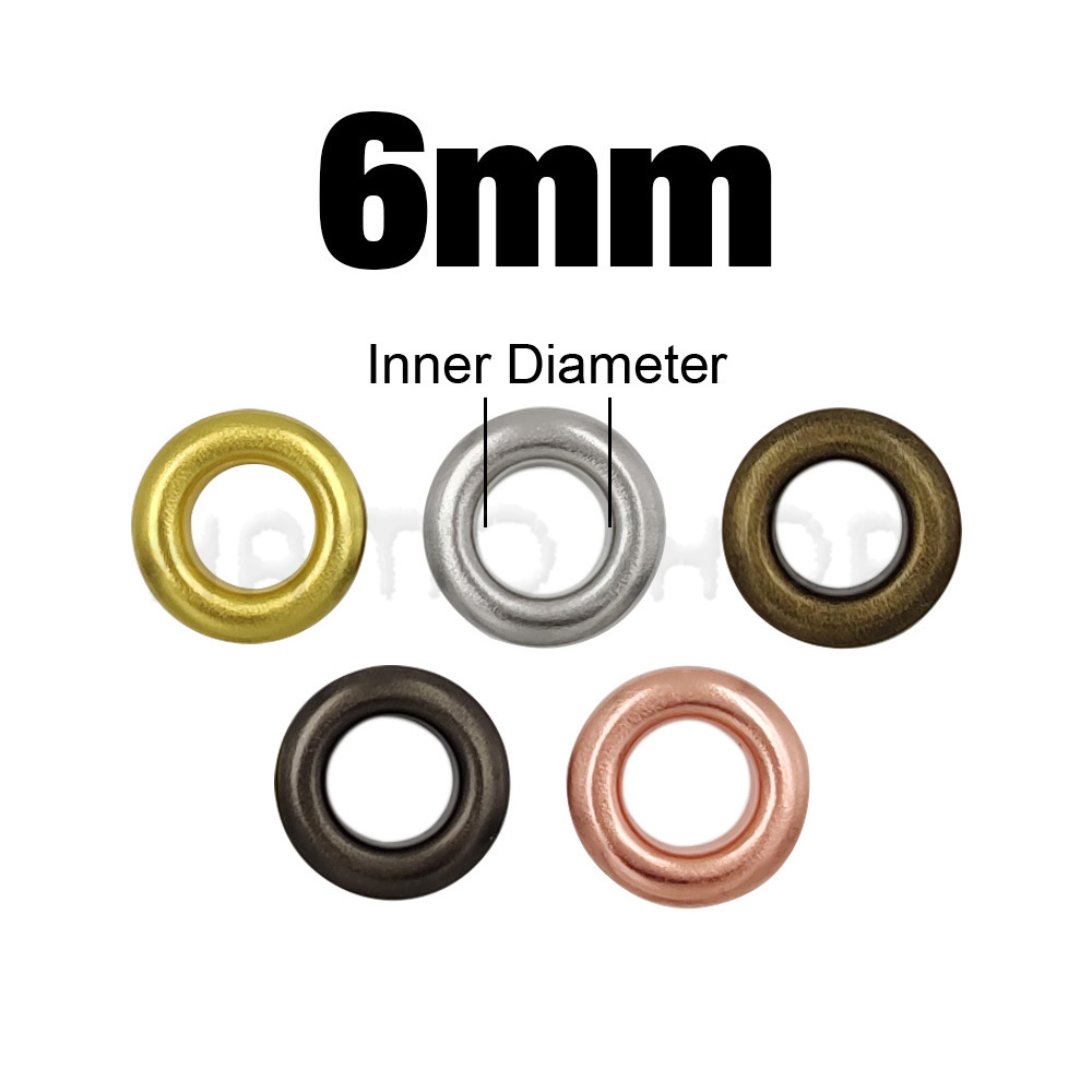 100Pcs Mixed 5 Colors Hole Metal Eyelets Grommets ... – Grandado