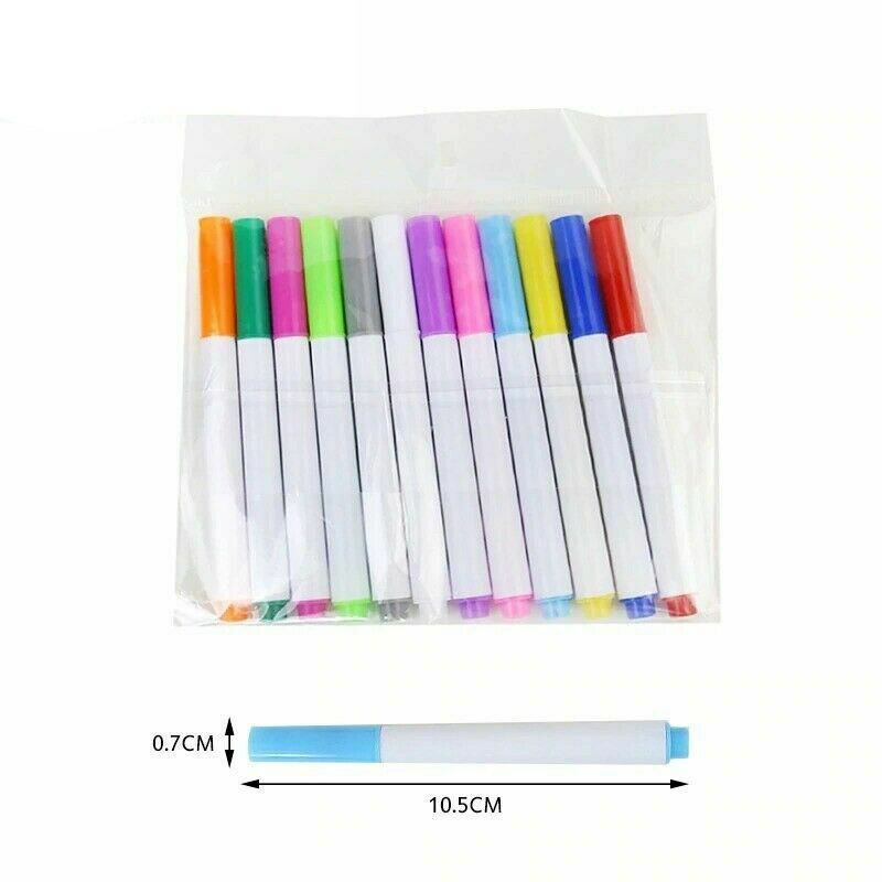 12 Colors Liquid Chalk Pens For Wall Sticker Kids ... – Vicedeal