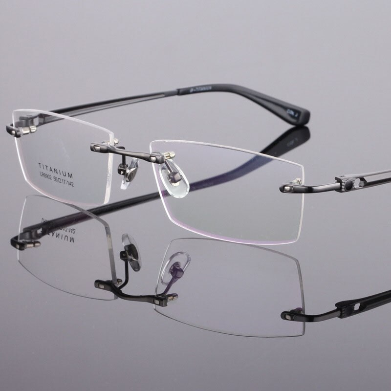 BCLEAR Vintage Lightweight Rimless Glasses Frame N... – Grandado