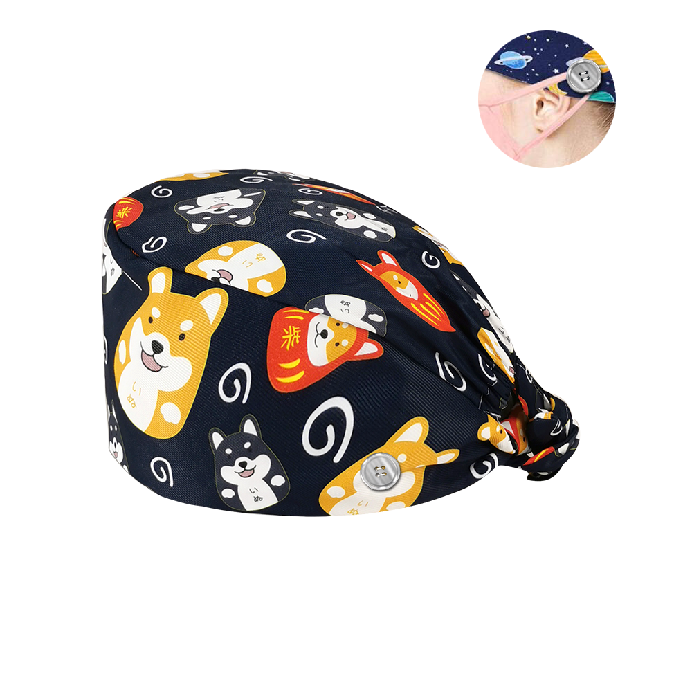 sanxiaxin cotton Elastic adjustable Scrub hat beau... – Grandado
