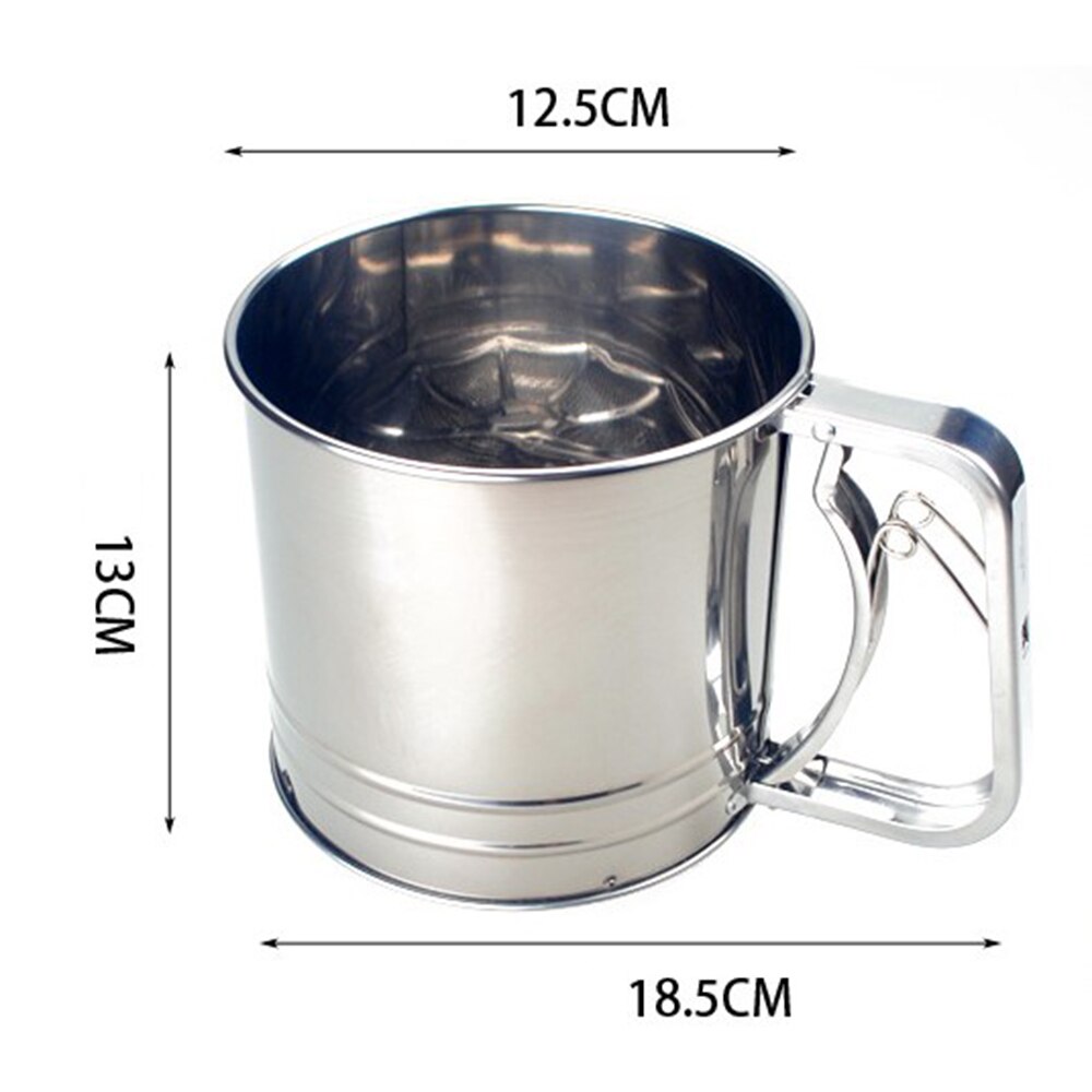 Edelstahl Mesh Mehl Zucker Shaker Sieb Tasse Form ... – Vicedeal