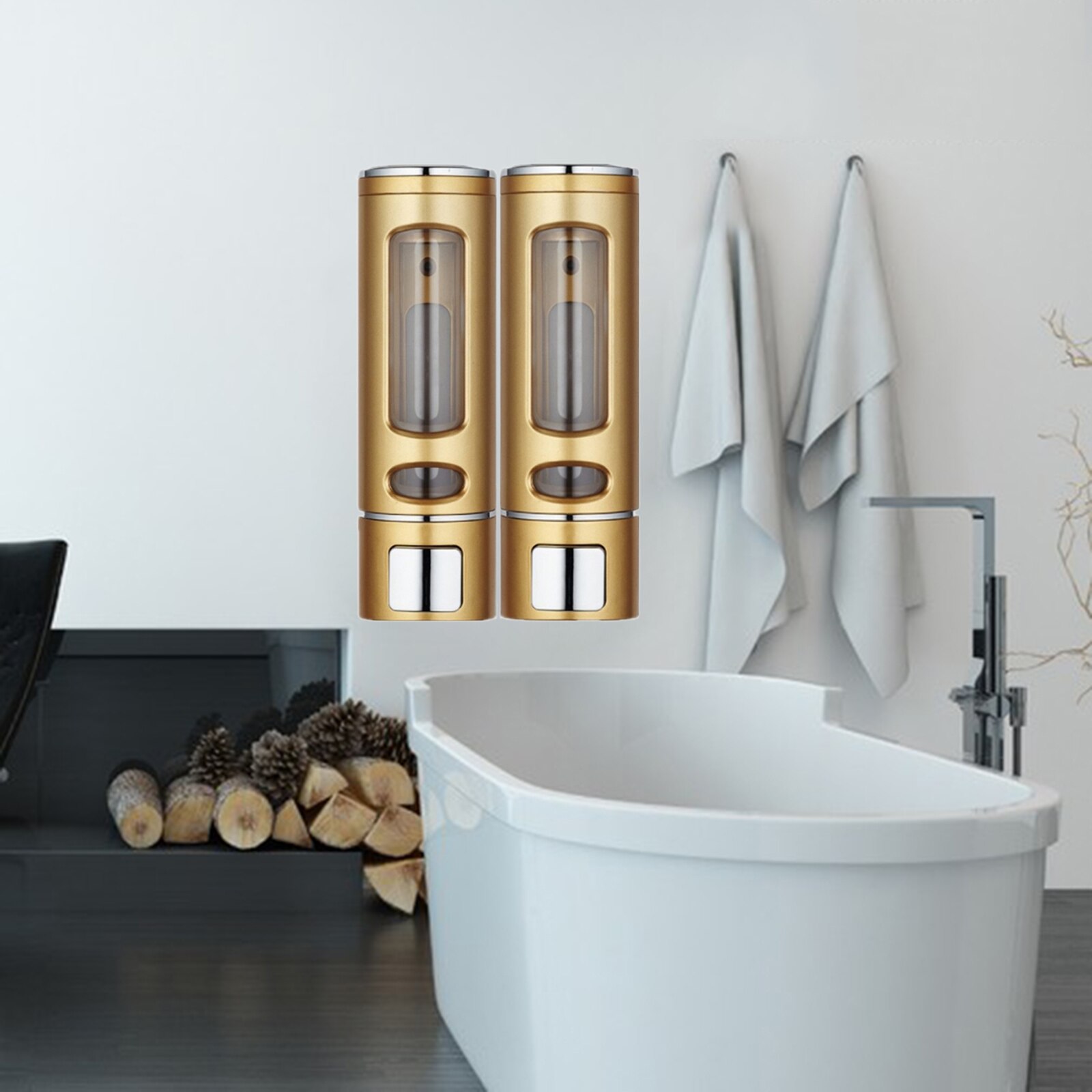 Hand Liquid Soap Dispenser Shower Bath Gel Wall Mo... – Vicedeal