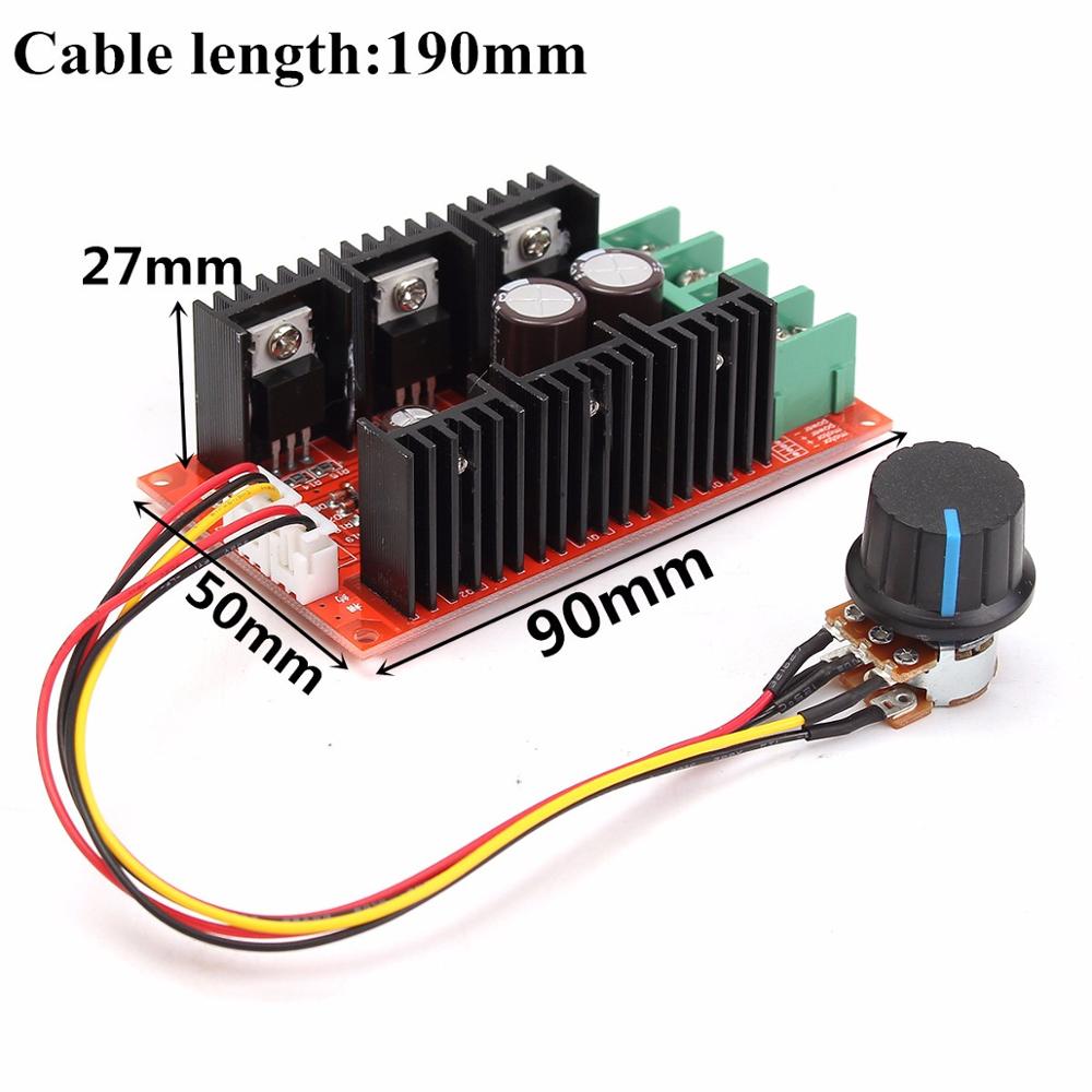 Kawatik 9-50V 40A DC Motor Speed Control PWM HHO R... – Vicedeal