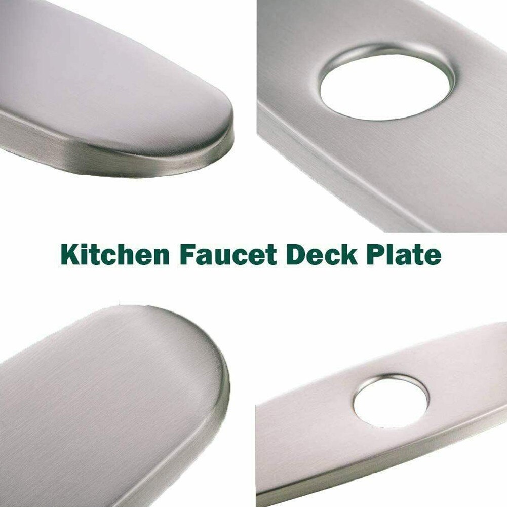 Sink Faucet Plate Single Hole Tap Cover Deck Stain... – Vicedeal